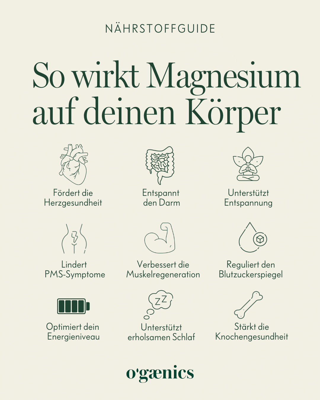 Discover the important magnesium effect in the body - Ogaenics